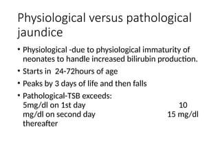 Clinical Approach to jaundice in newborns | PPT