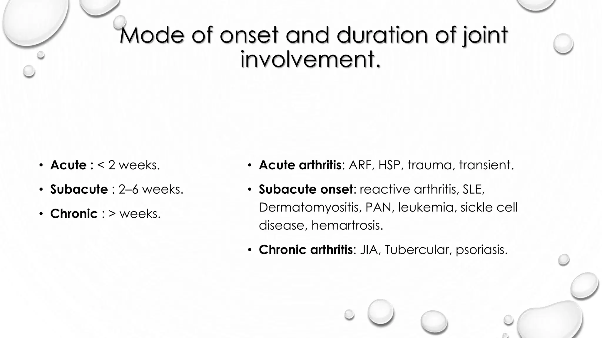 Approach to joint pain in child | PPTX