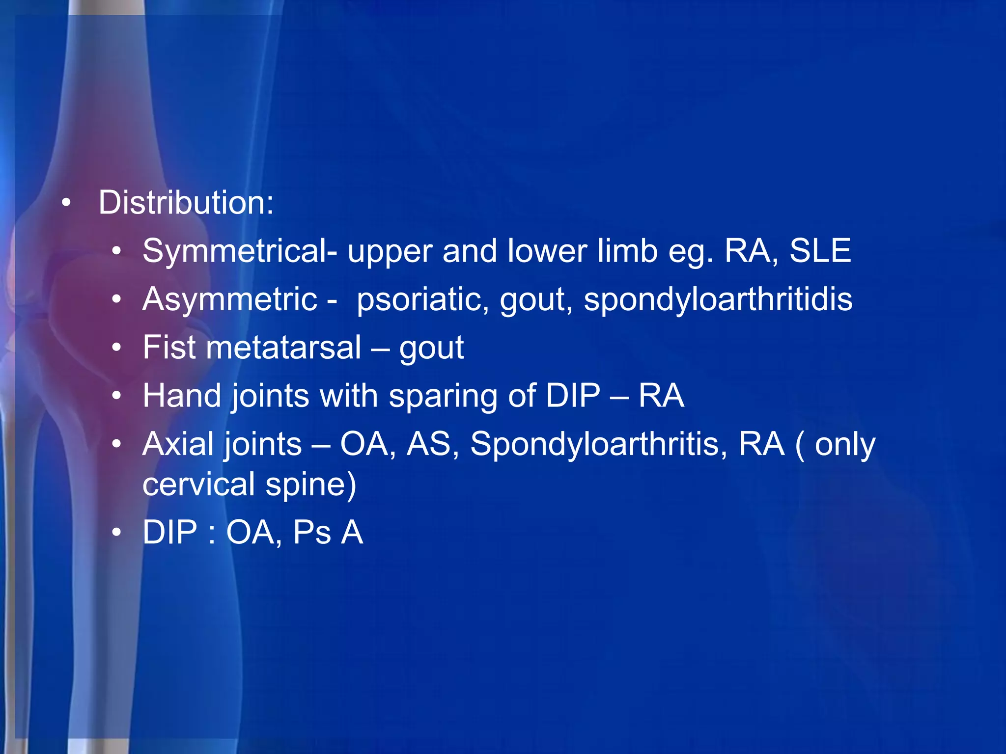 Approach to joint pain | PPTX