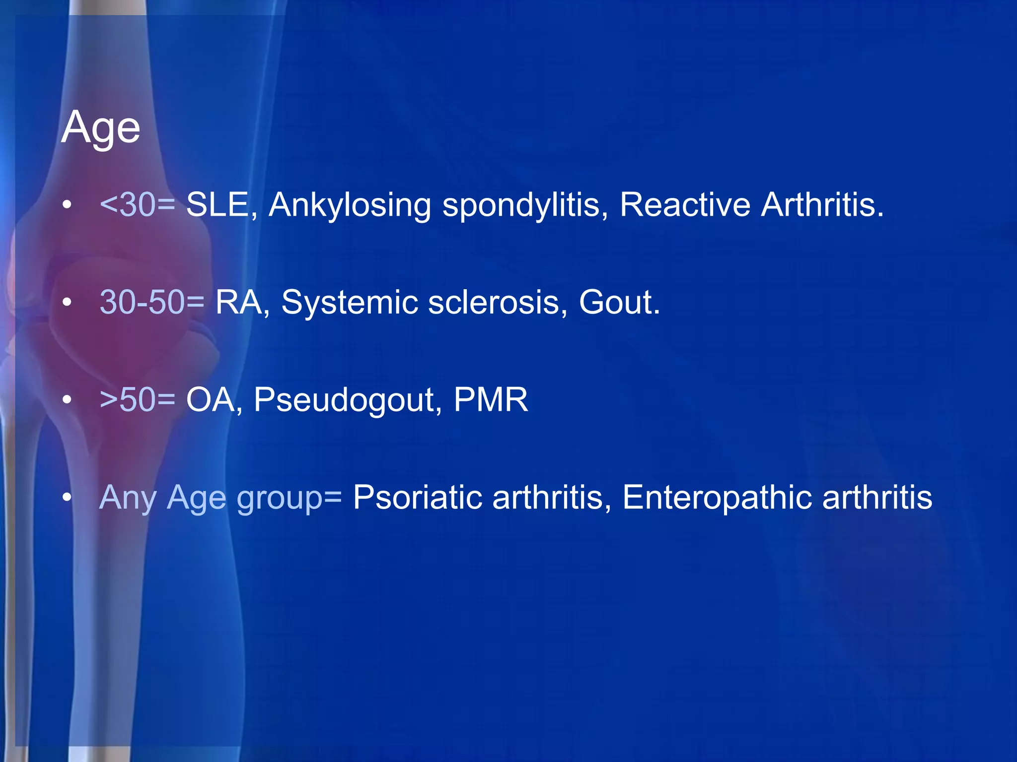 Approach to joint pain | PPTX