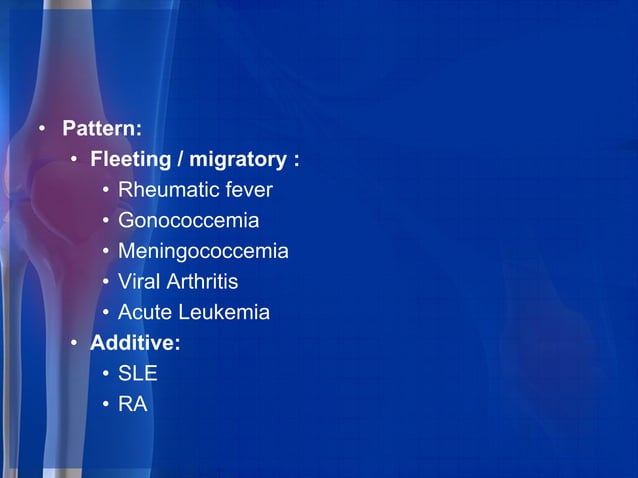 Approach to joint pain | PPTX | Bone and Joint Conditions | Diseases ...