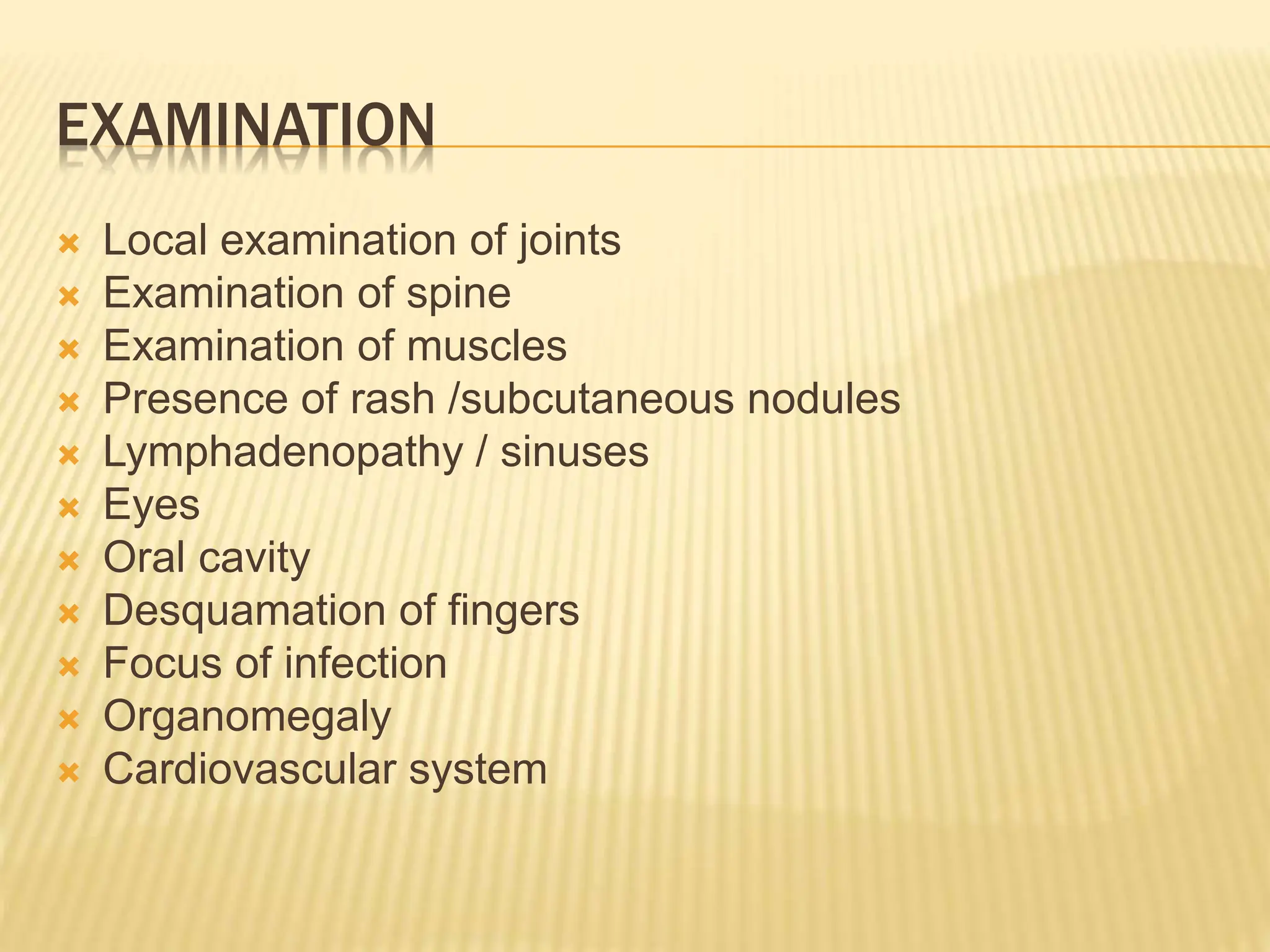 approach to joint pain in pediatrics and treatment of join painpptx | PPTX