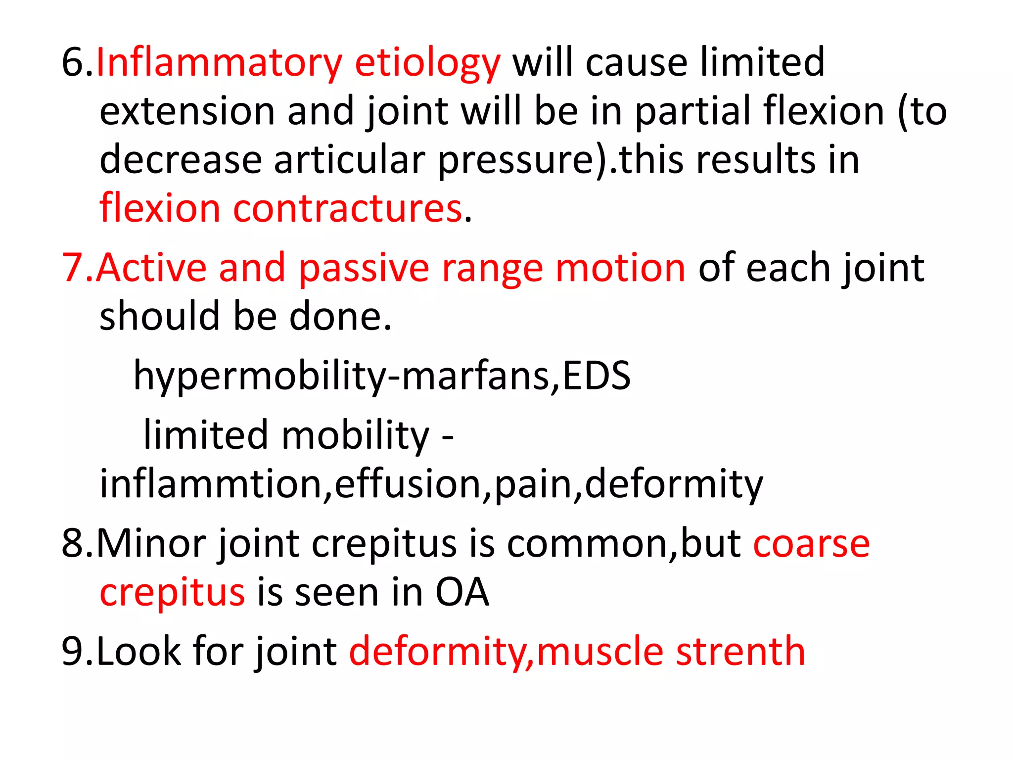 Approach to joint pains | PPTX