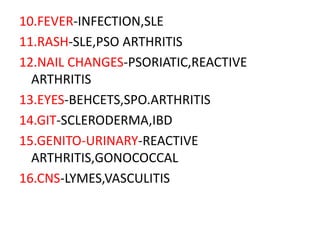 Approach to joint pains | PPTX