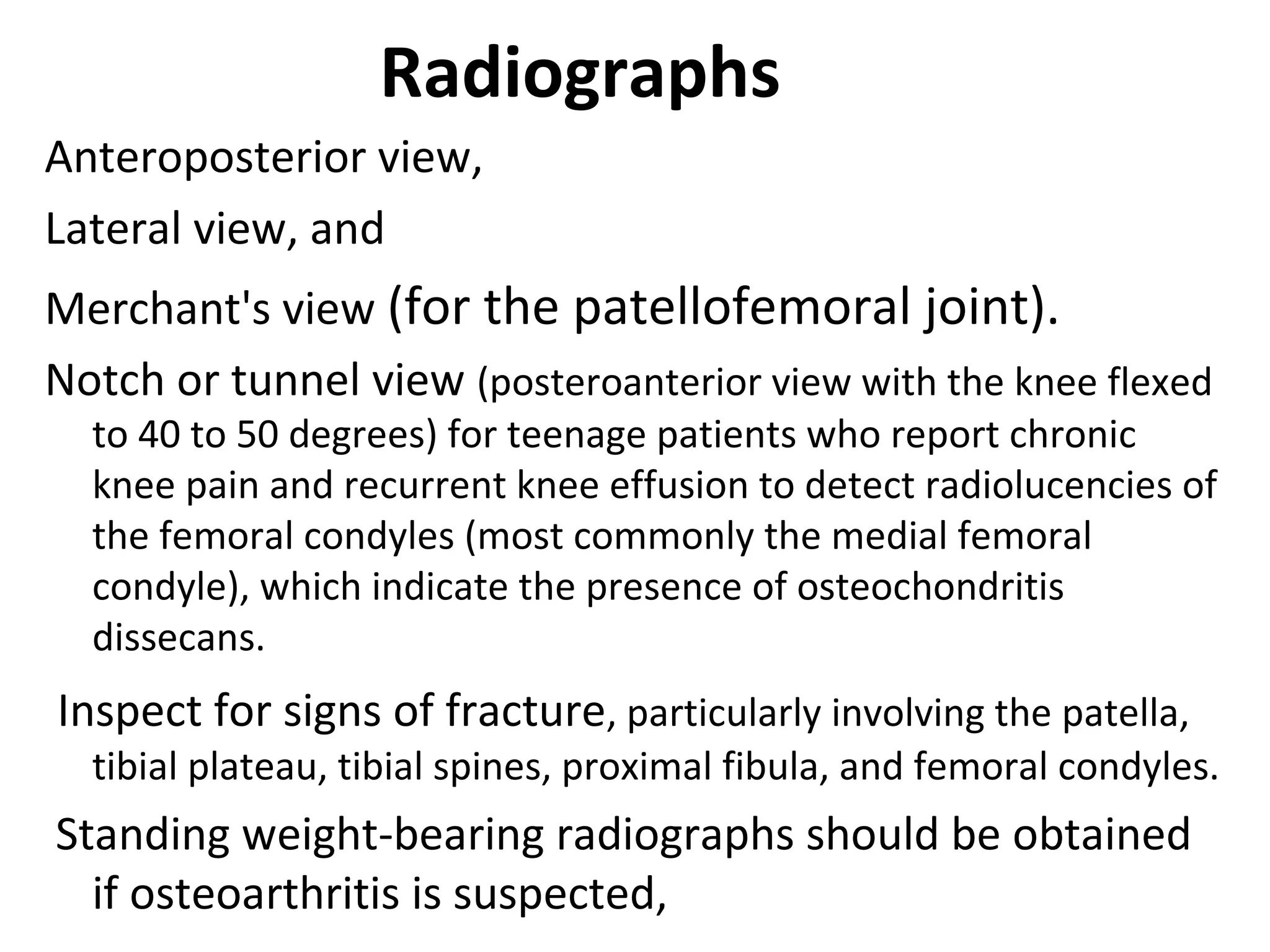Approach to knee pain | PPT