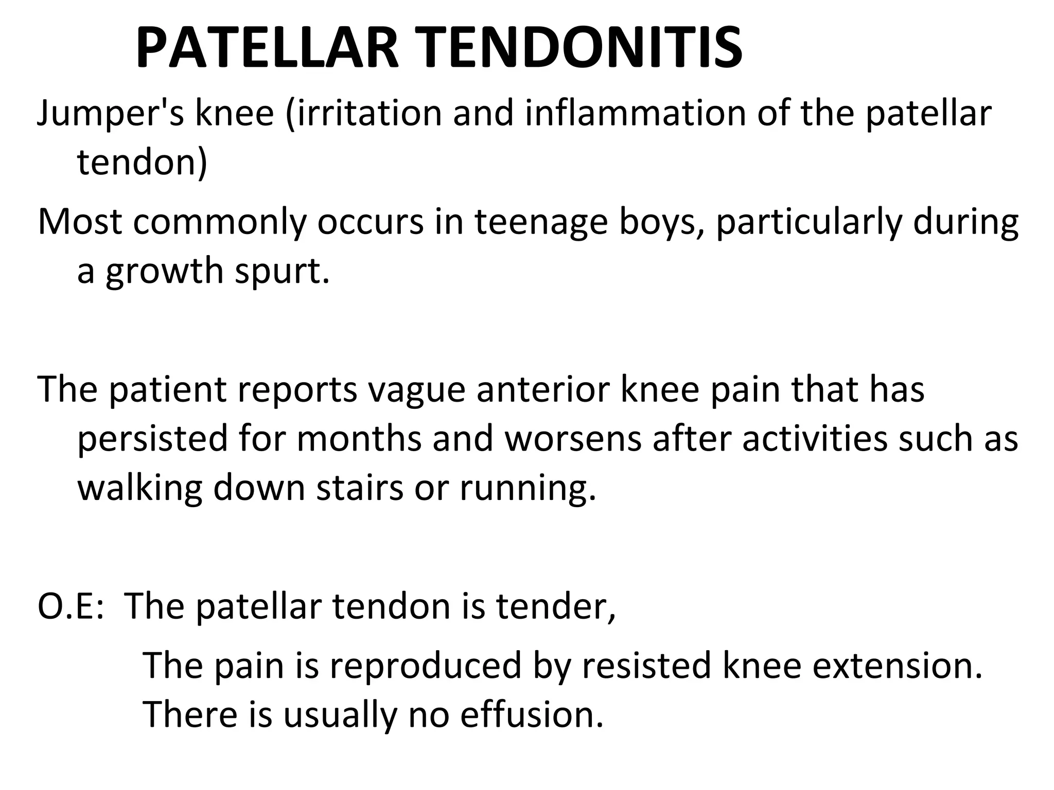 Approach to knee pain | PPT