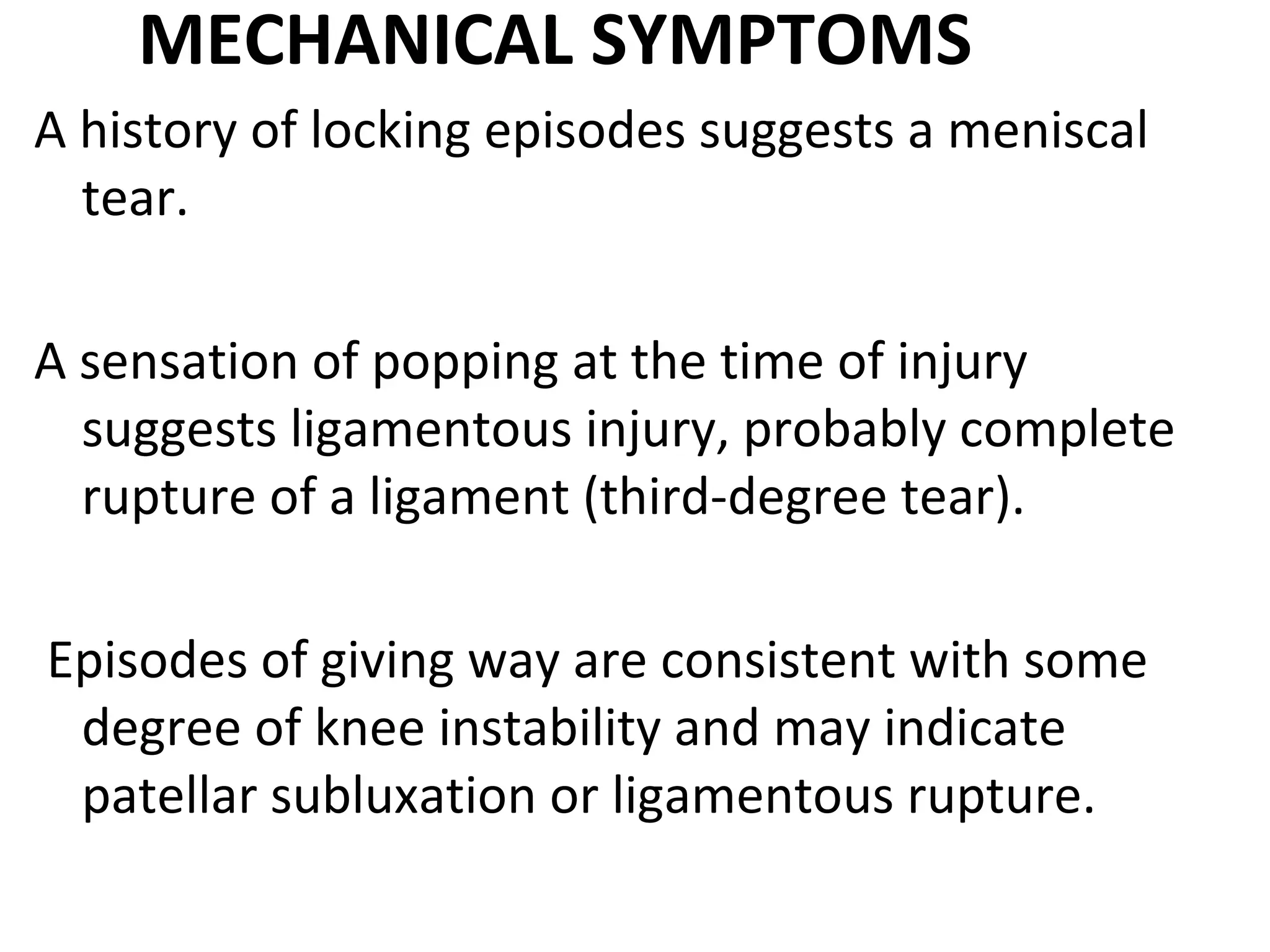 Approach to knee pain | PPT