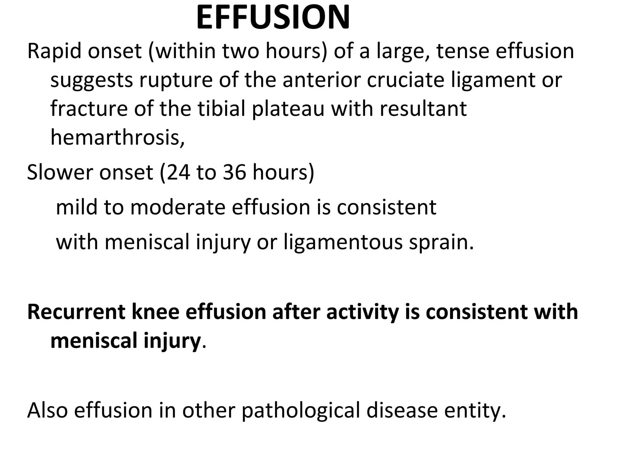 Approach to knee pain | PPT