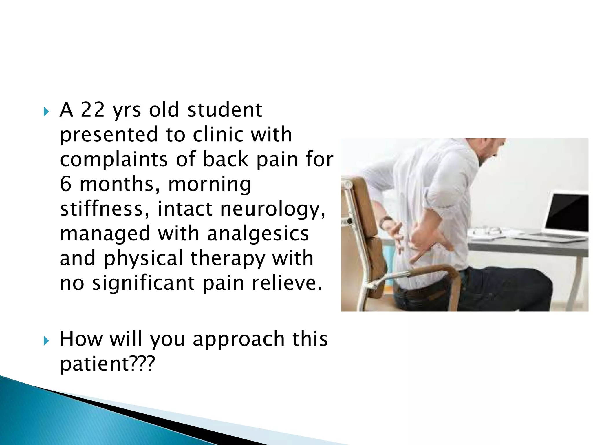 Approach to Low Back Pain | PPTX
