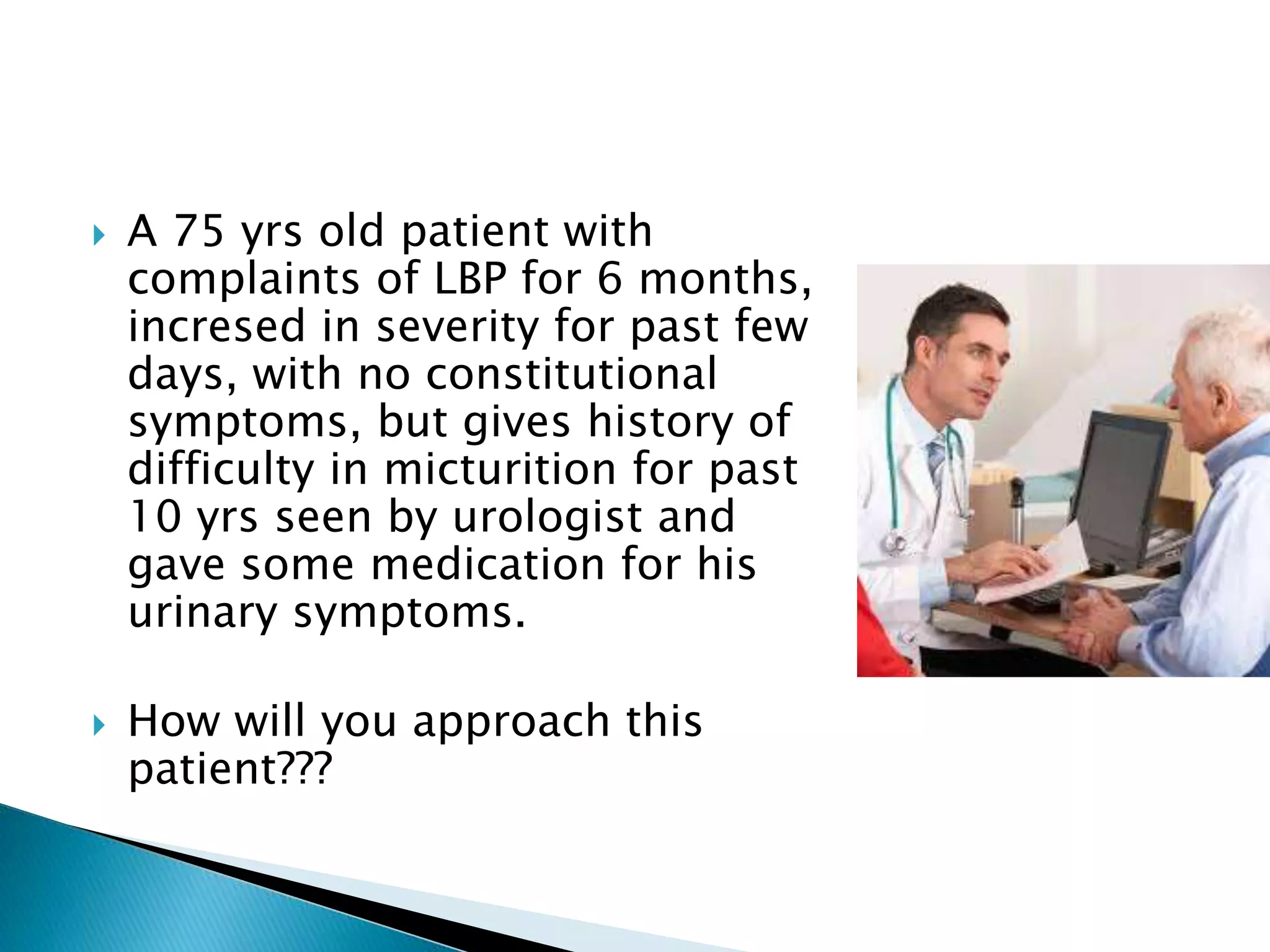 Approach to Low Back Pain | PPTX