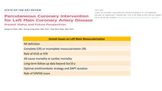 APPROACH TO LEFT MAIN CORONARY ARTERY DISEASE.pptx