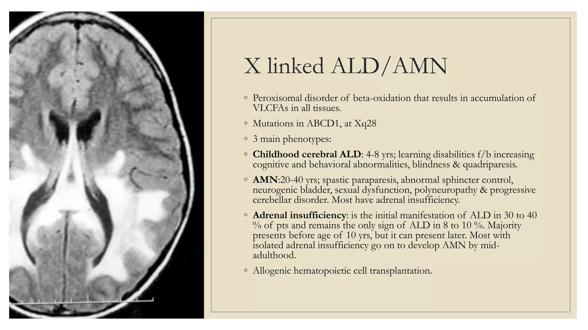 Approach to Leukodystrophy | PPTX