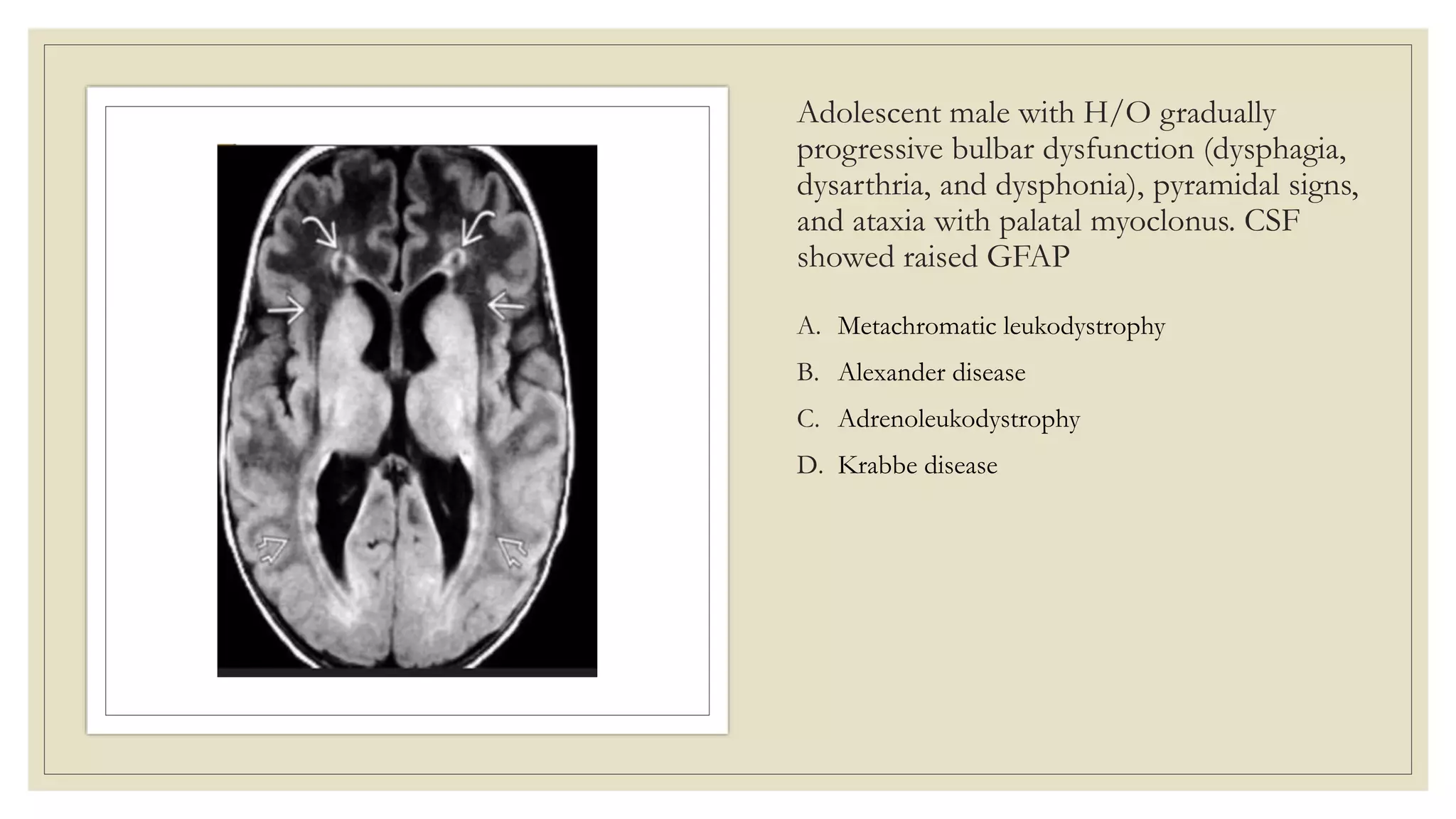 Approach to Leukodystrophy | PPTX