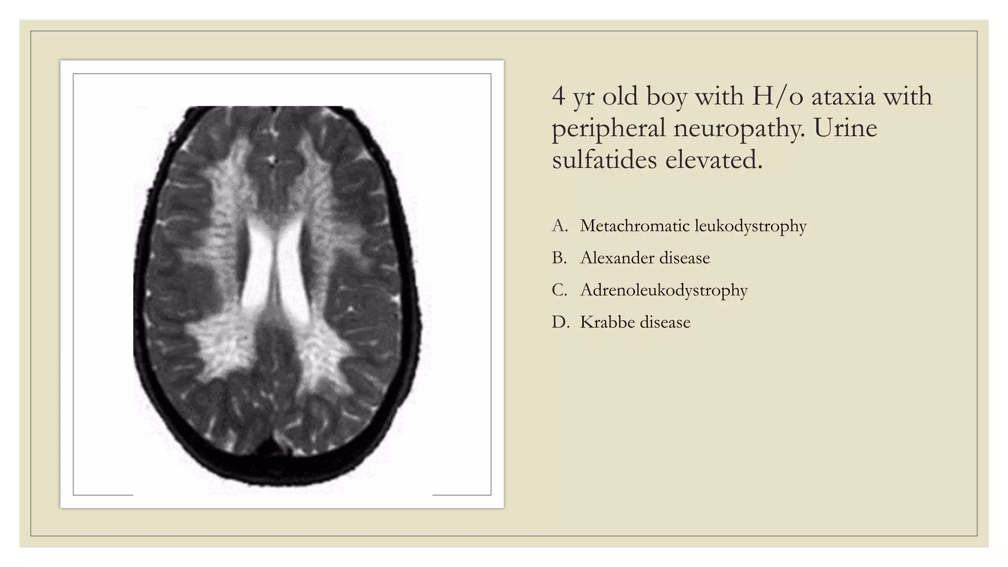 Approach to Leukodystrophy | PPTX