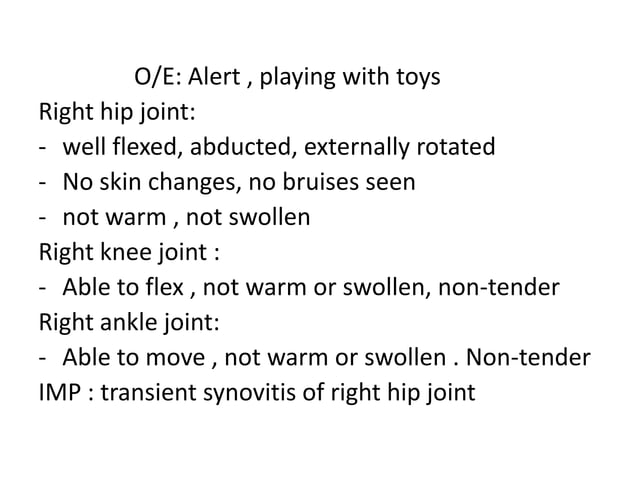Approach to limping child | PPTX | Bone and Joint Conditions | Diseases ...