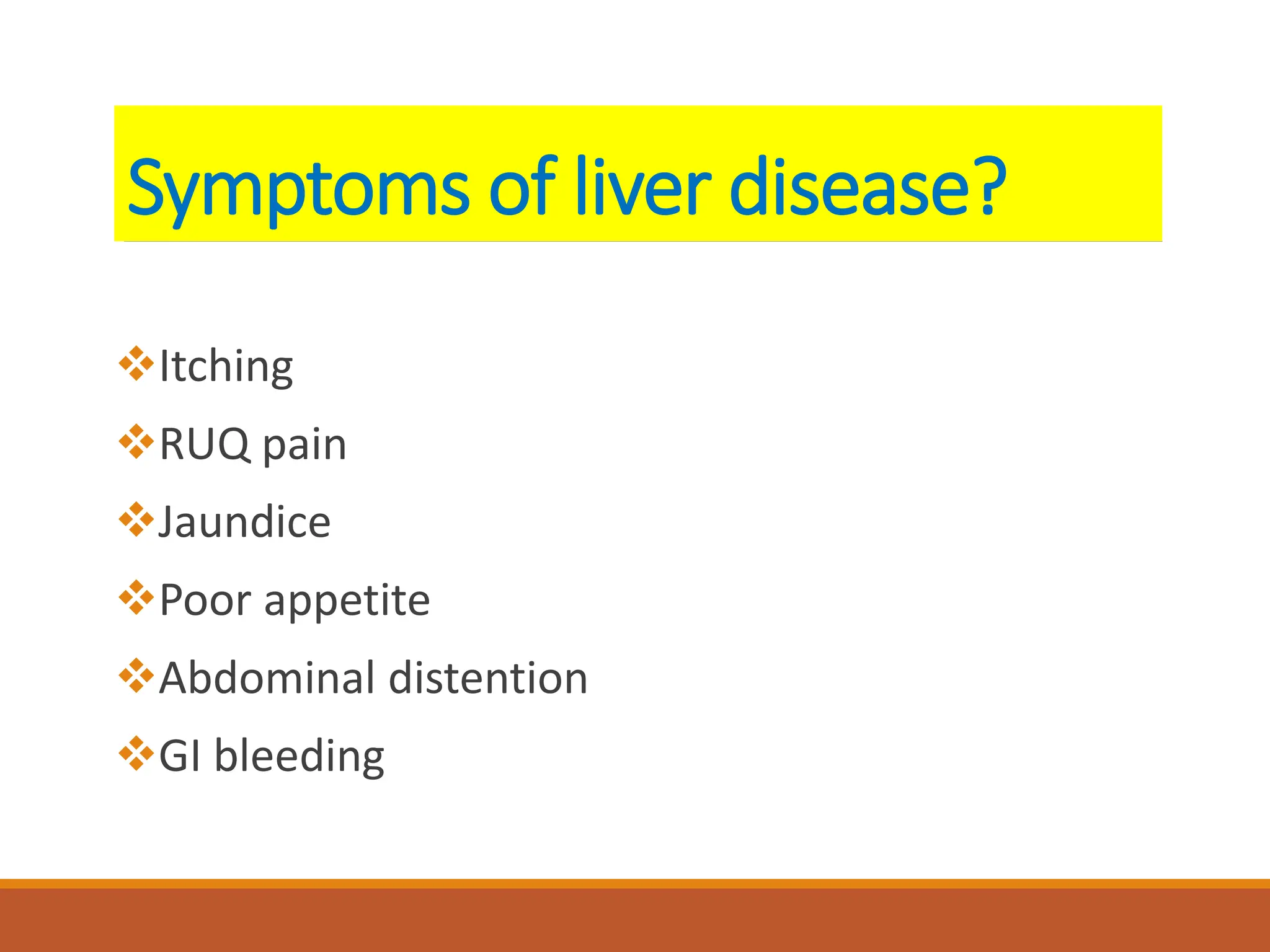 APPROACH TO DIAGNOSIS OF LIVER DISEASES.ppt