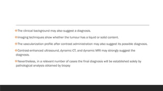 Approach to liver mass (Cystic and Solid) | PDF
