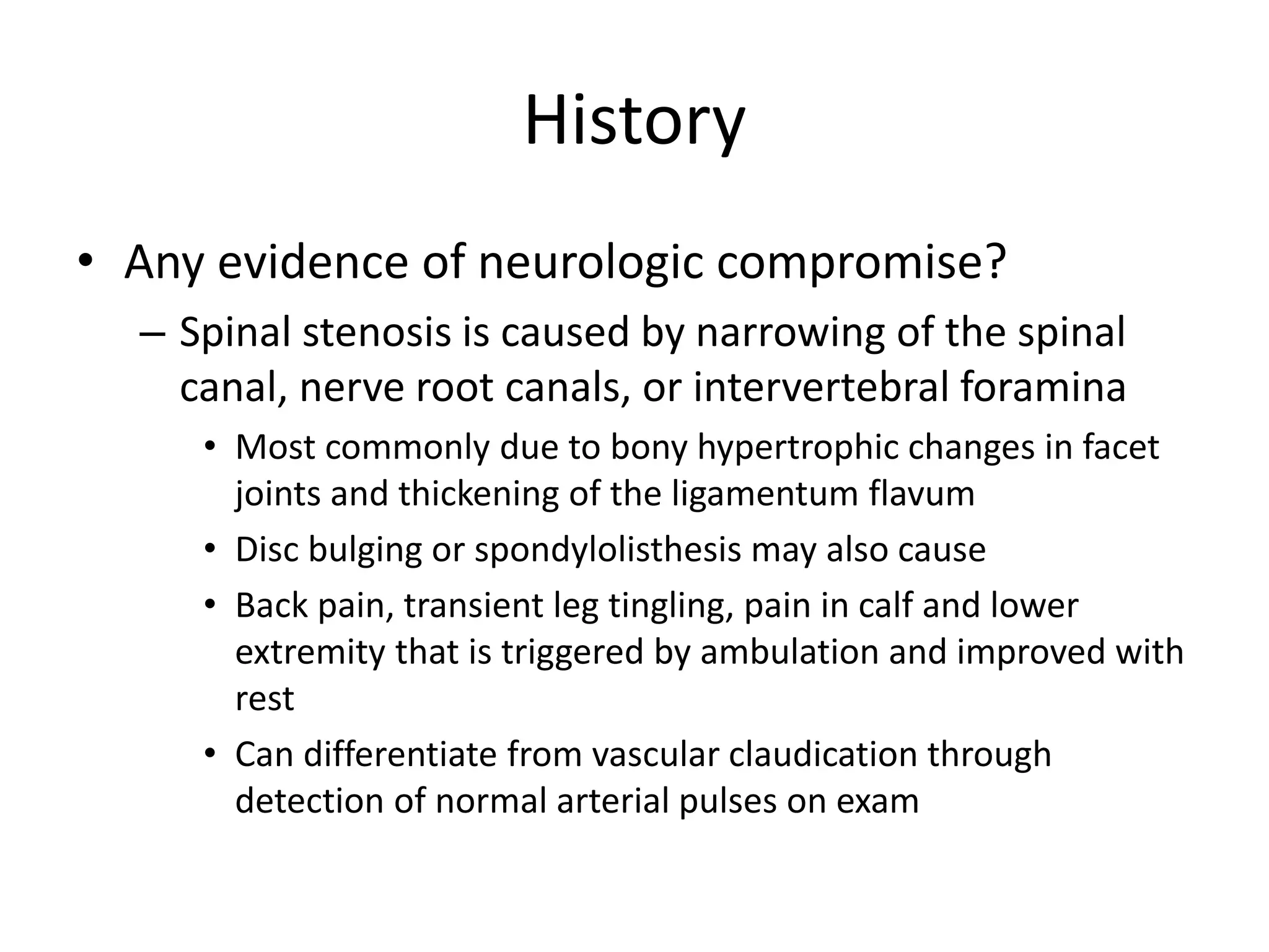Approach to low back pain | PPTX