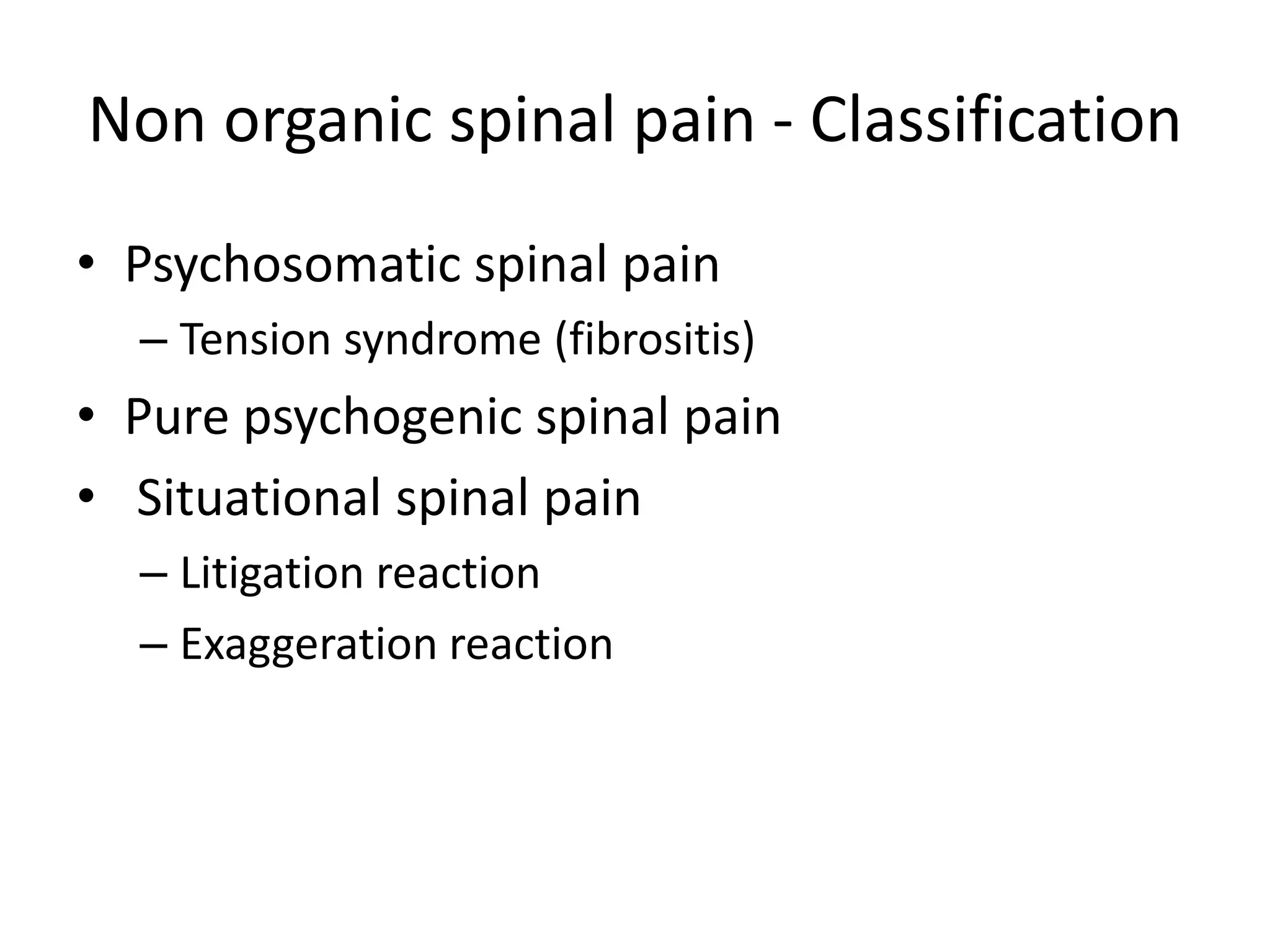 Approach to low back pain | PPTX