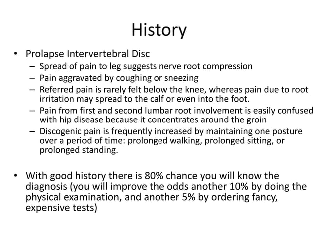 Approach to low back pain | PPTX | Physical Therapy | Wellness
