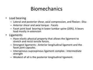 Approach to low back pain | PPTX