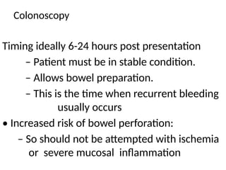 APPROACH TO LOWER GI TRACT BLEEDING.pptx