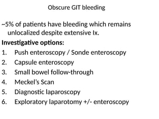 APPROACH TO LOWER GI TRACT BLEEDING.pptx
