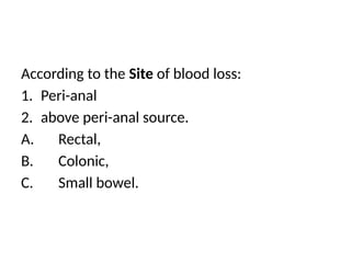 APPROACH TO LOWER GI TRACT BLEEDING.pptx