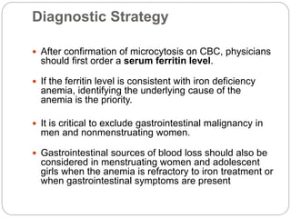 Approach to microcytic anemia | PPTX