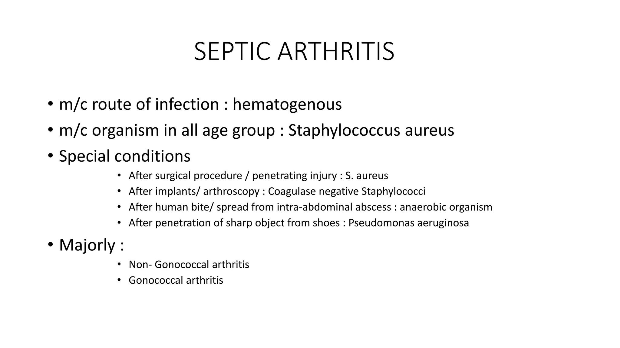 Approach to monoarthritis | PPTX