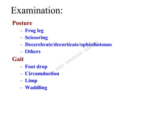 Approach to motor weakness | PPT