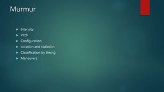 Approach to Murmur | PPTX | Heart and Cardiovascular Diseases ...