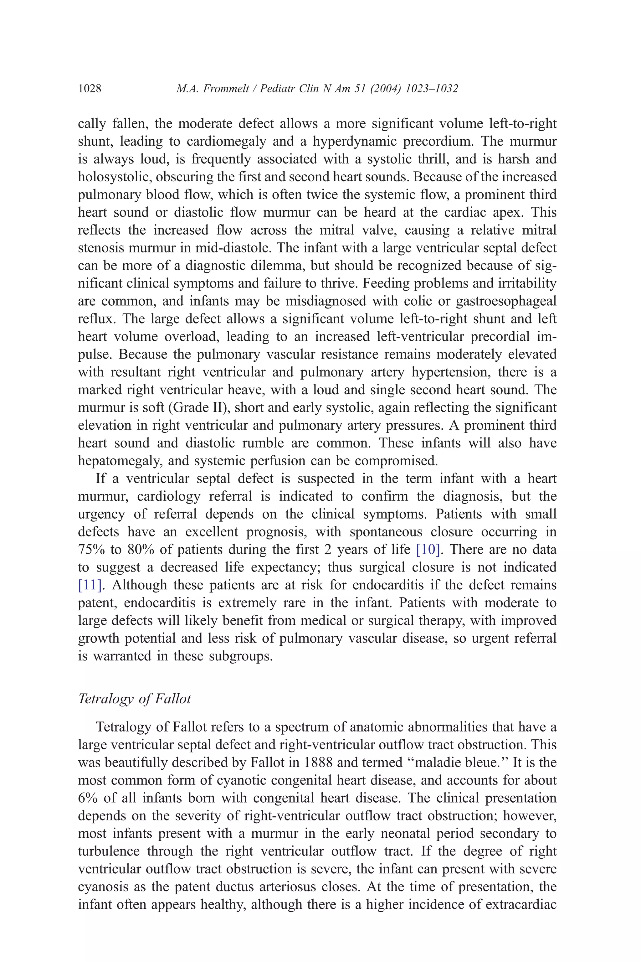 Differential diagnosis and approach to a heart murmur in term infants | PDF