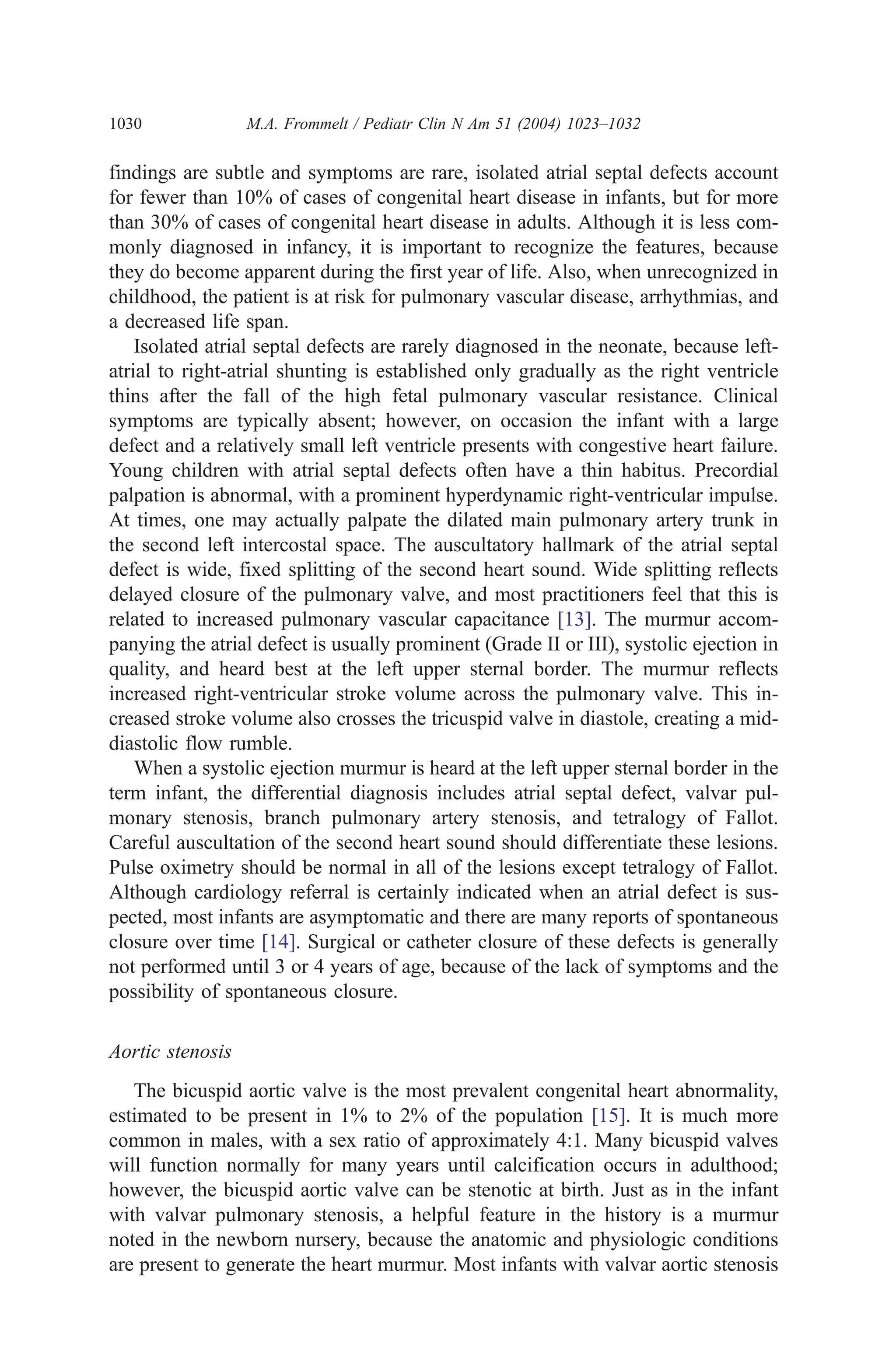 Differential diagnosis and approach to a heart murmur in term infants | PDF