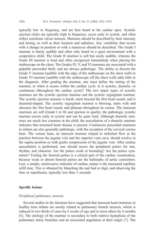 Differential diagnosis and approach to a heart murmur in term infants | PDF