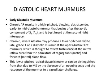 Approach to Heart Murmurs | PPTX