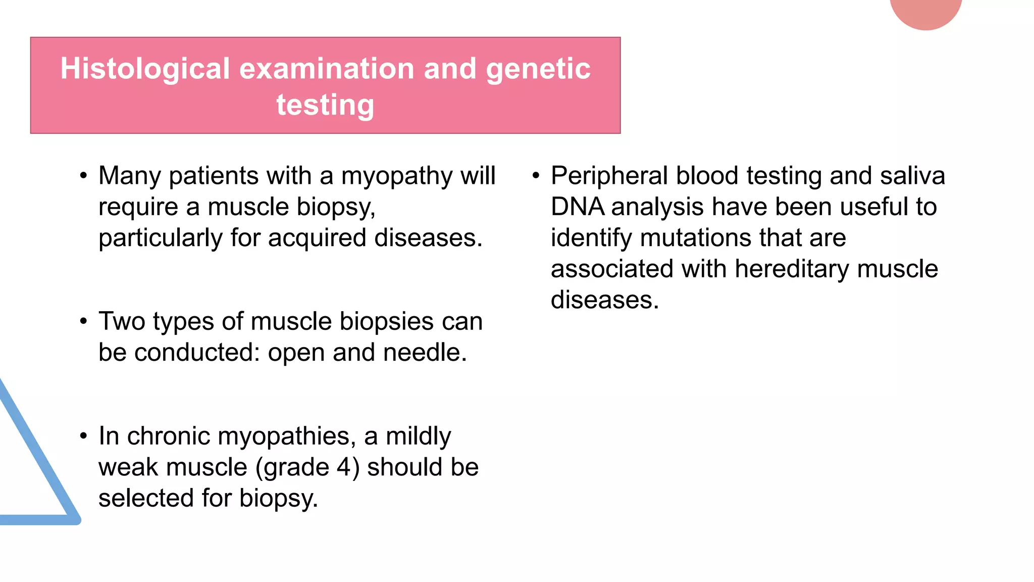 Approach to muscle disorders | PPTX