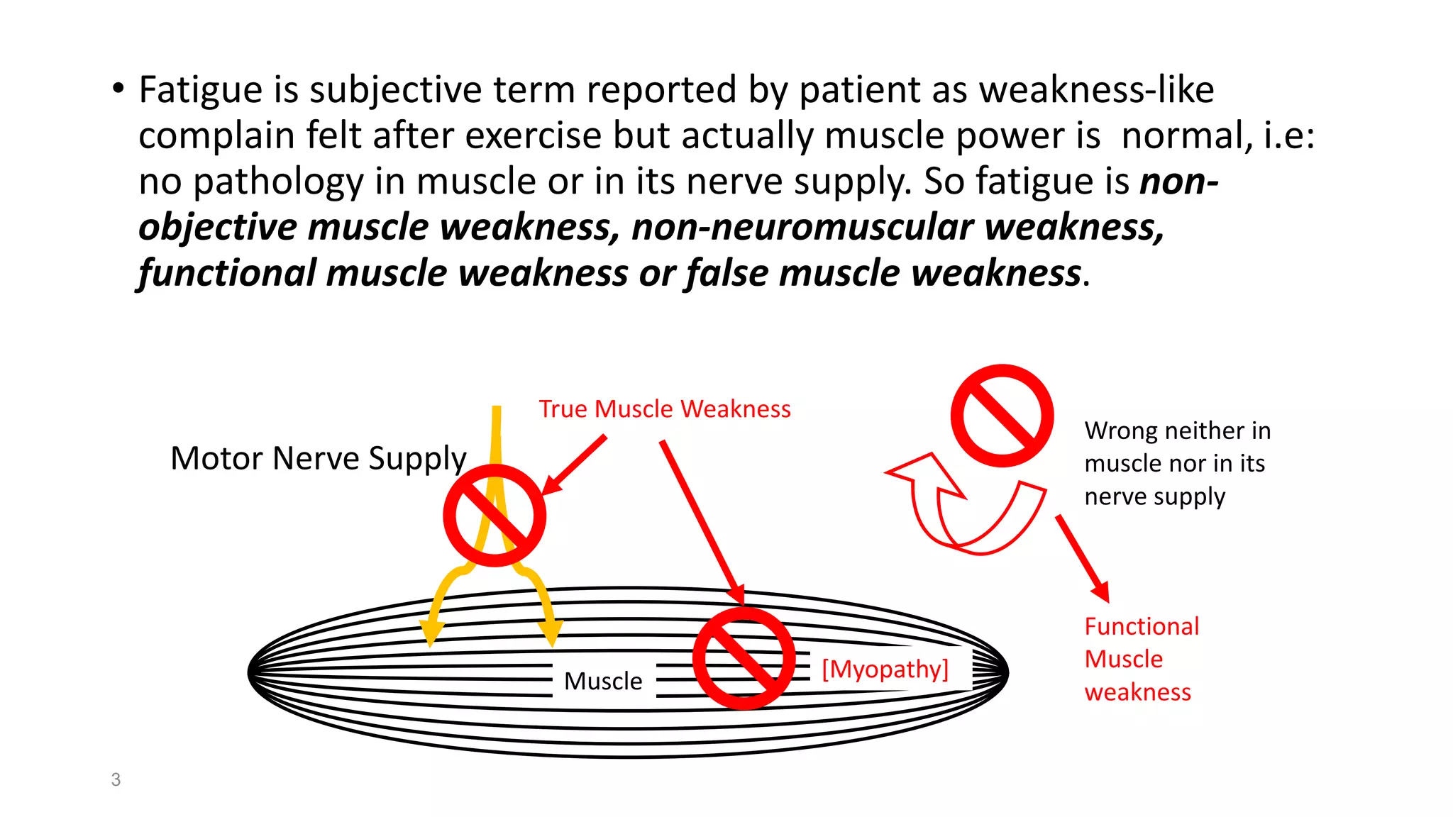 Approach to muscle weakness | PDF