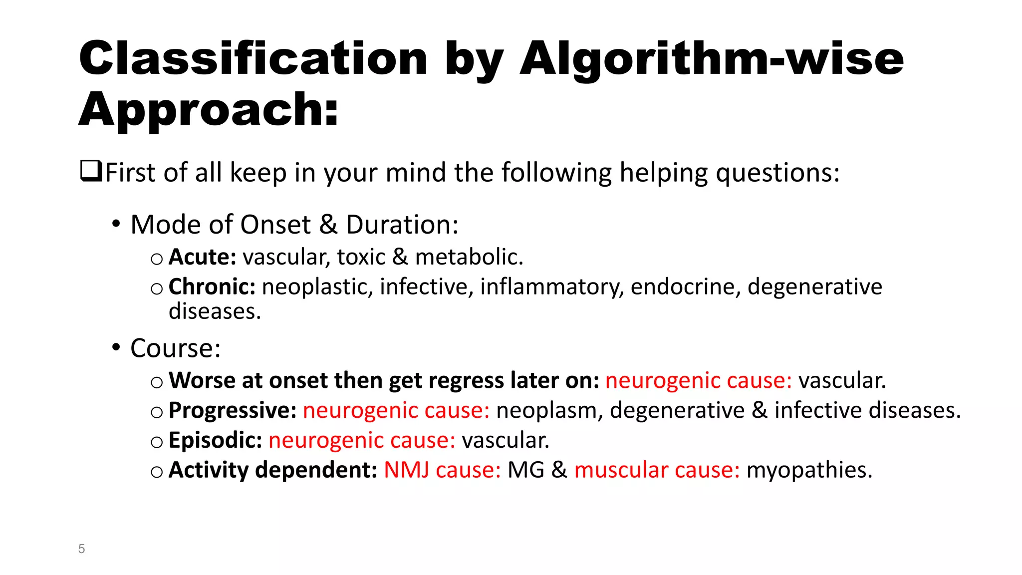 Approach to muscle weakness | PDF