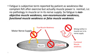 Approach to muscle weakness | PDF