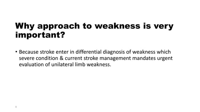 Approach to muscle weakness | PDF