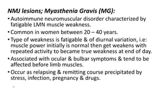 Approach to muscle weakness | PDF