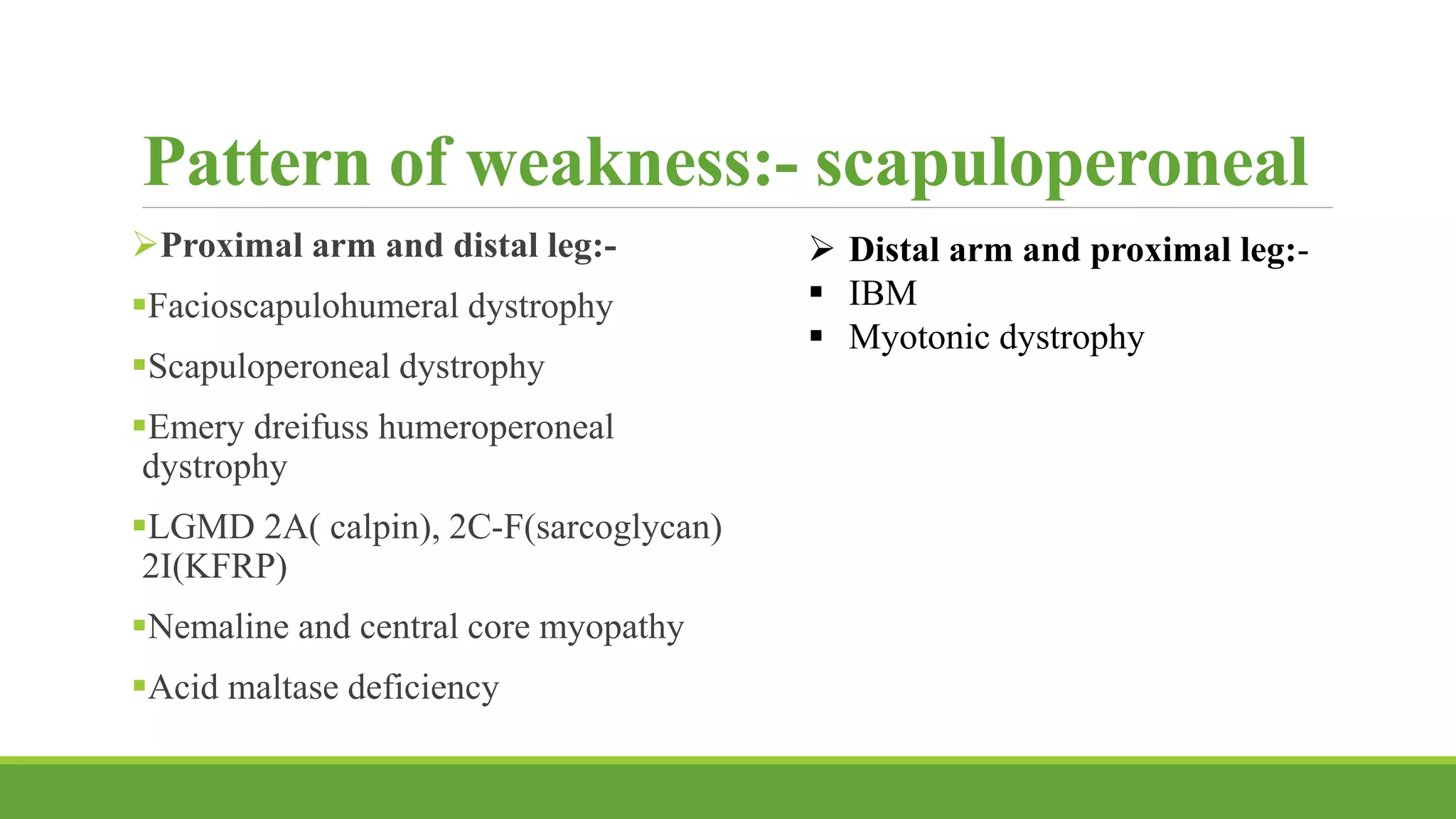 Approach to myopathy | PPTX
