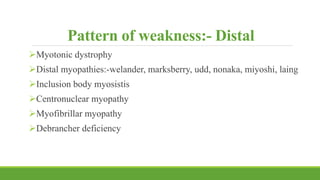 Approach to myopathy | PPTX