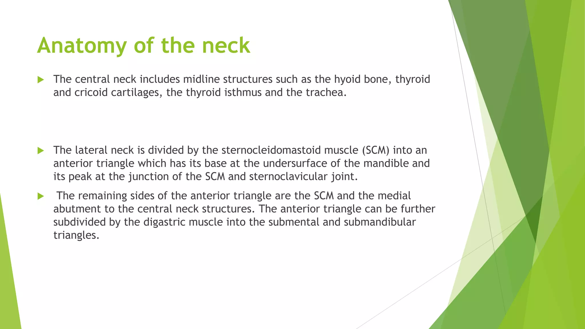 Approach to neck masses | PPTX