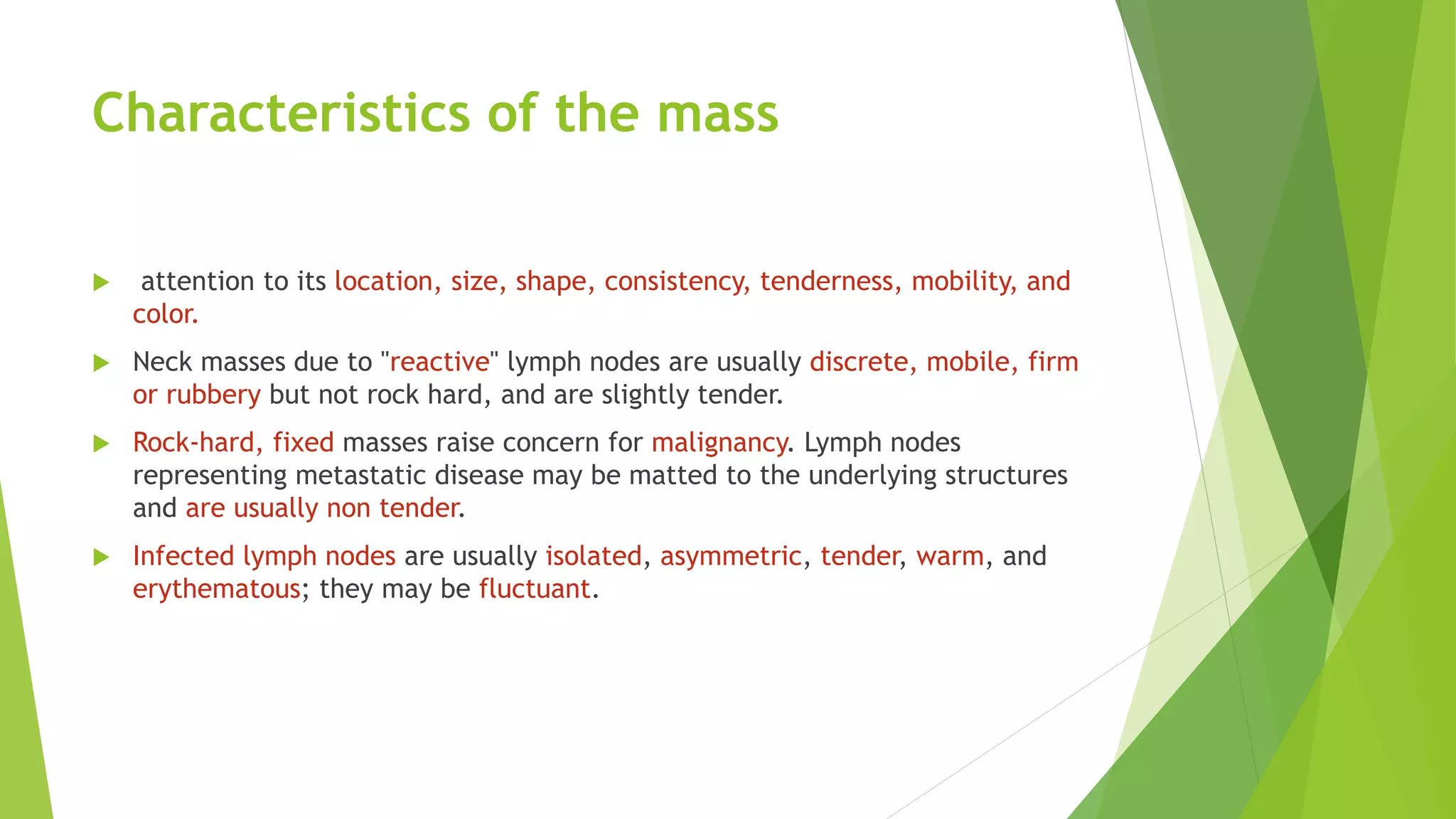 Approach to neck masses | PPTX