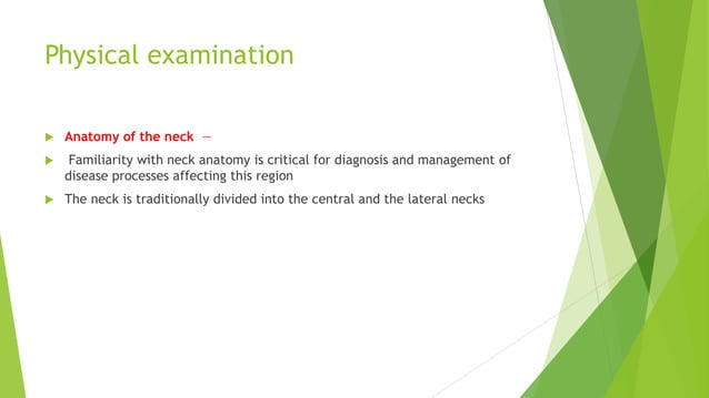 Approach to neck masses | PPTX
