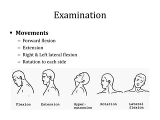 Approach to neck pain | PPTX