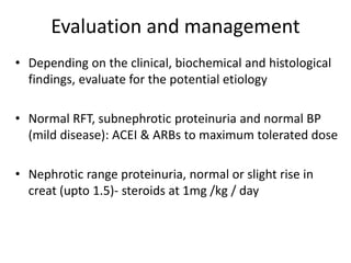 Approach to Nephritic Syndrome | PPTX