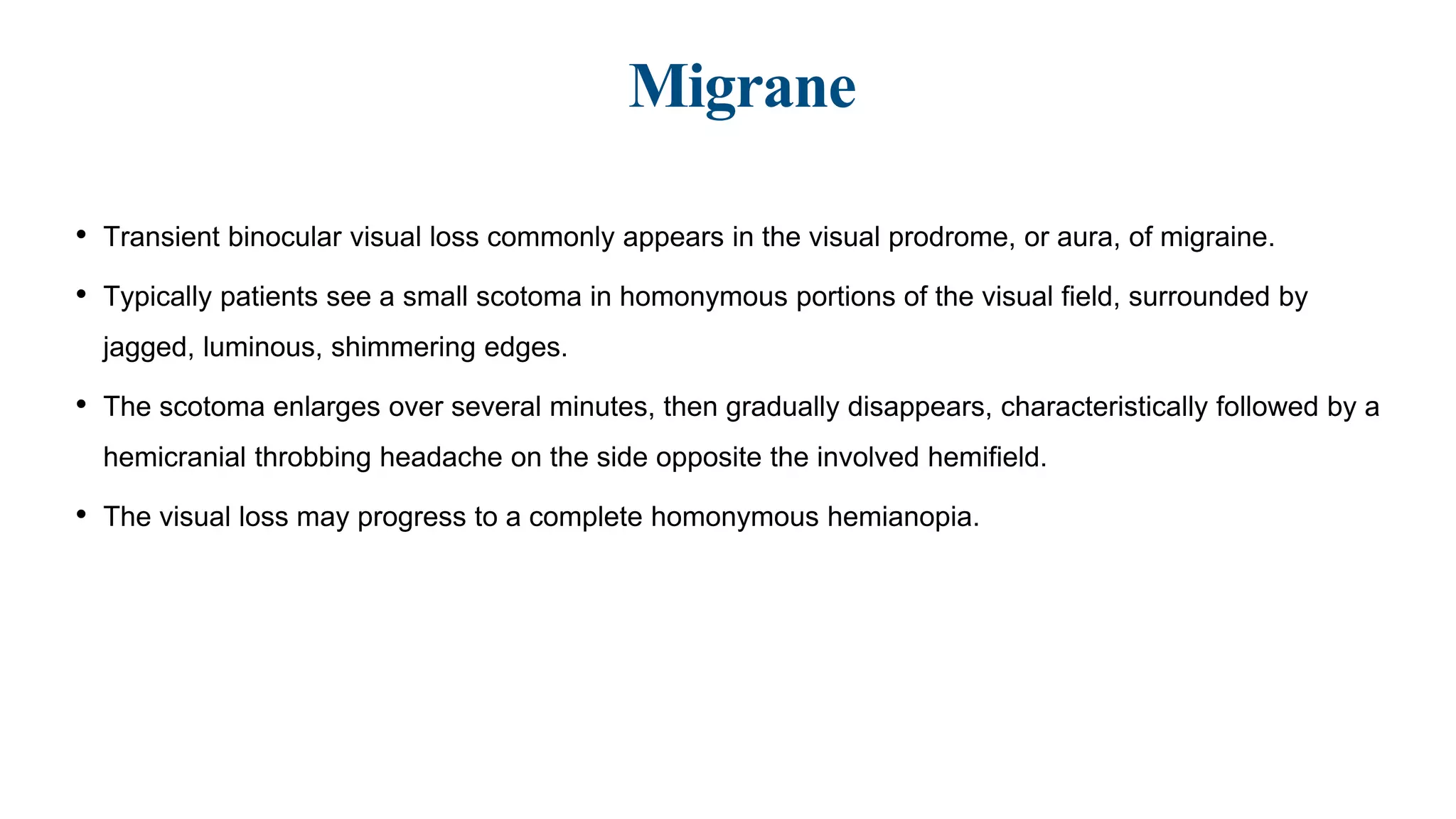 Approach to Neurological causes of Vision loss.pptx